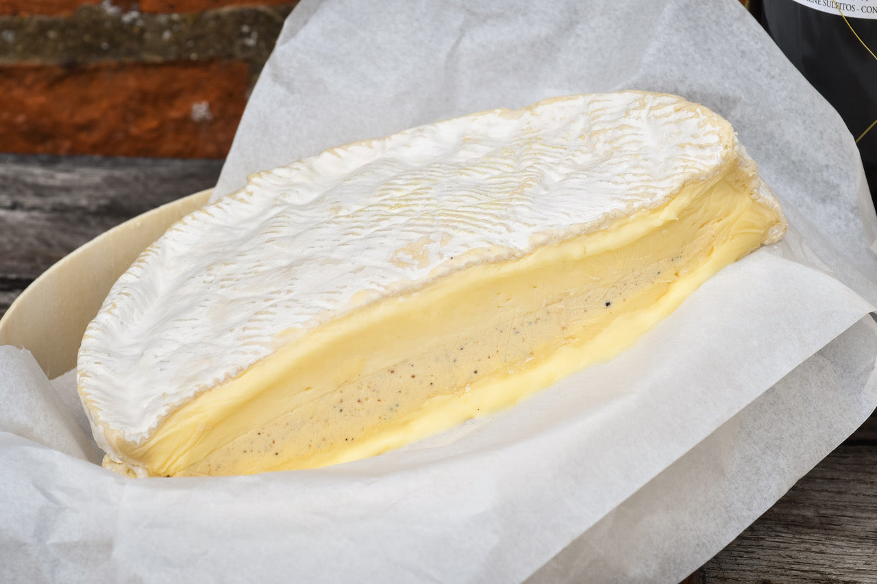 Suffolk Unpasteurised Truffle Brie - Emmett's Fine Foods Suffolk